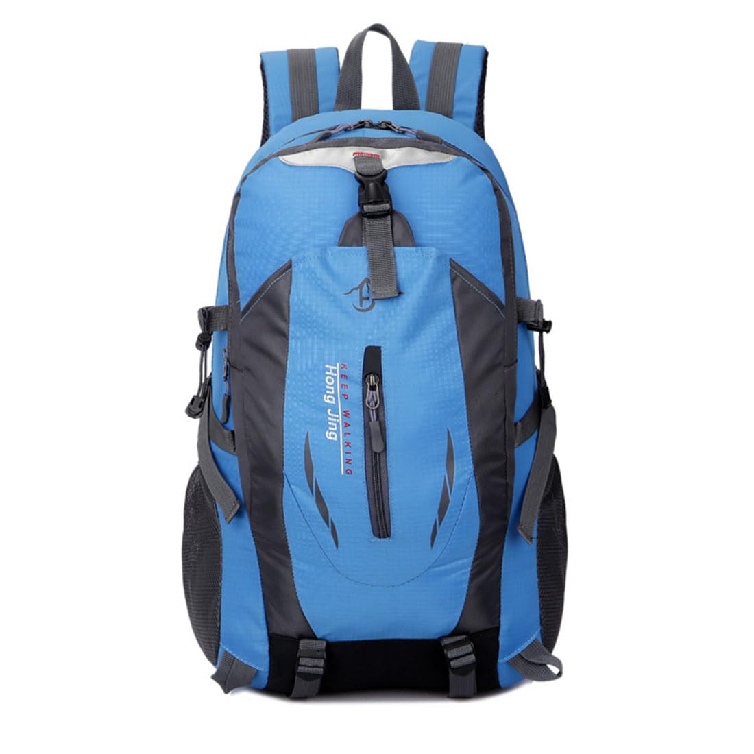 QRIYOUEI Hiking Backpack 40L Large Capacity Sport Backpack Lightweight Water Resistant Travel Rucksack Outdoor Climbing Daypack-Blue