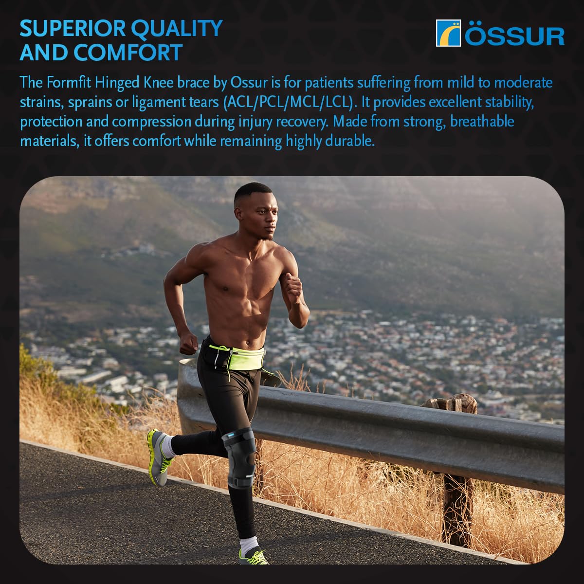 Össur Form Fit Knee Hinged Wrap- Advanced Orthopedic Support for Effective Pain Relief, Injury Recovery, and Maximum Knee Stability - Designed for Comfort and Performance (XX-Large)