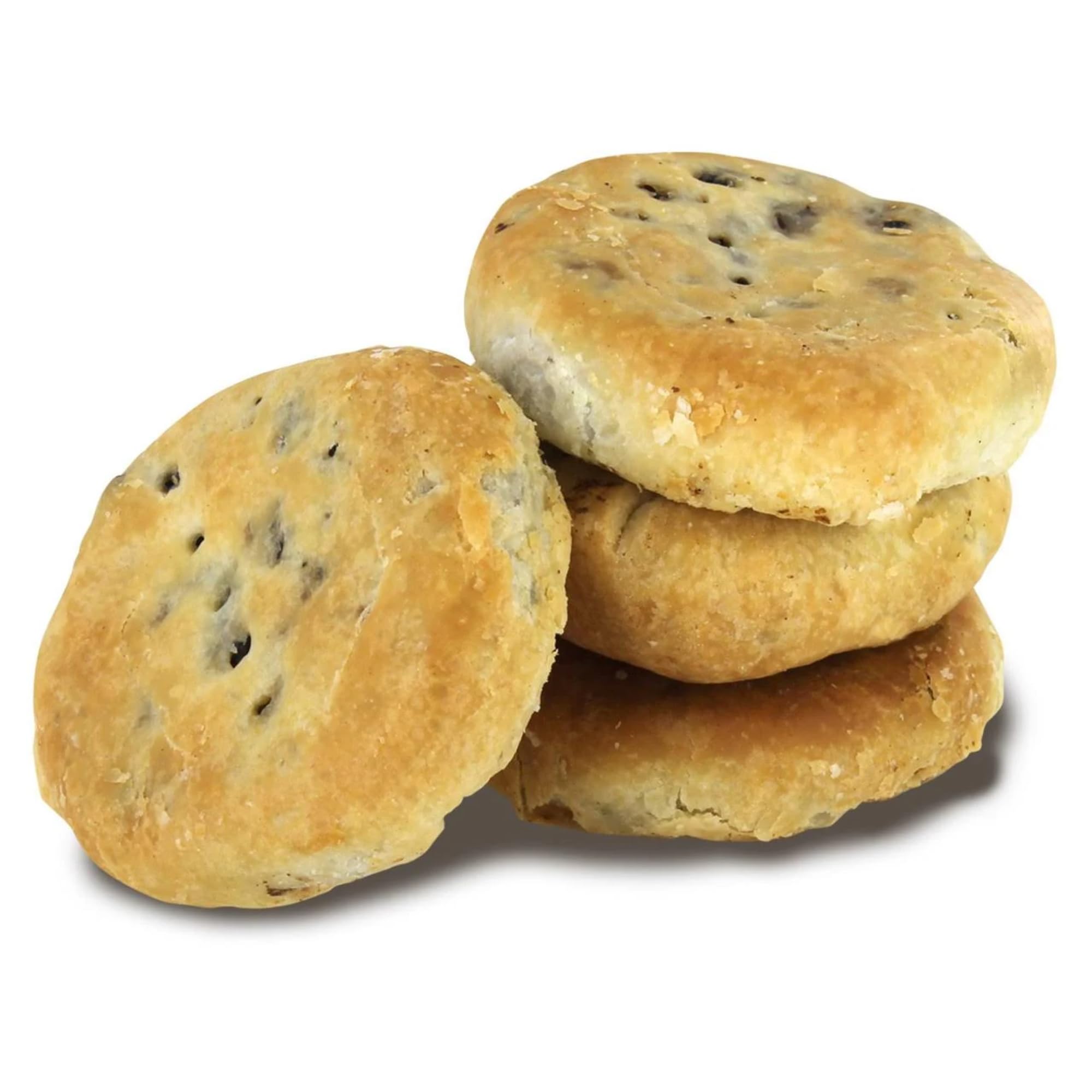 Real Lancashire Eccles Cake | British Snacks Made with Pure Butter & Dried Currants | Traditional & Delicious Fruity Cake for Any Occasion | 5.29 Oz | 4 Cakes (Pack of 1)