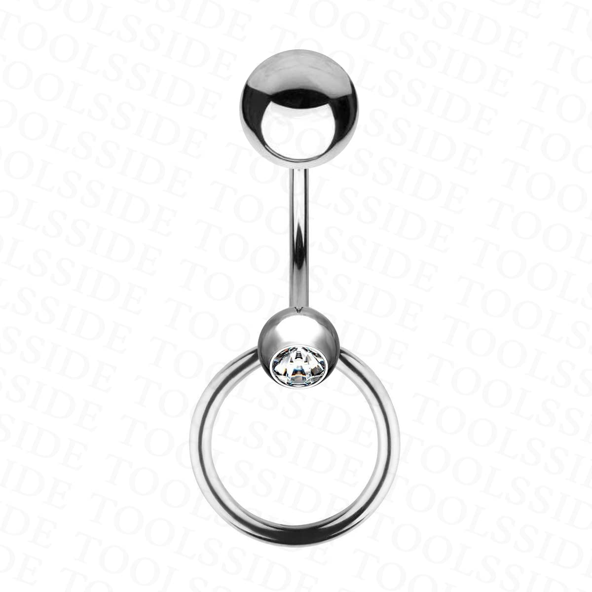 TOOLSSIDE Vertical Hood Piercing Jewelry for Women with a Unique Design - Belly Button Ring, Vch Jewelry Hood, Stainless Steel Belly Button Rings, Vch Piercing Jewelry 14g, Belly Button Piercing