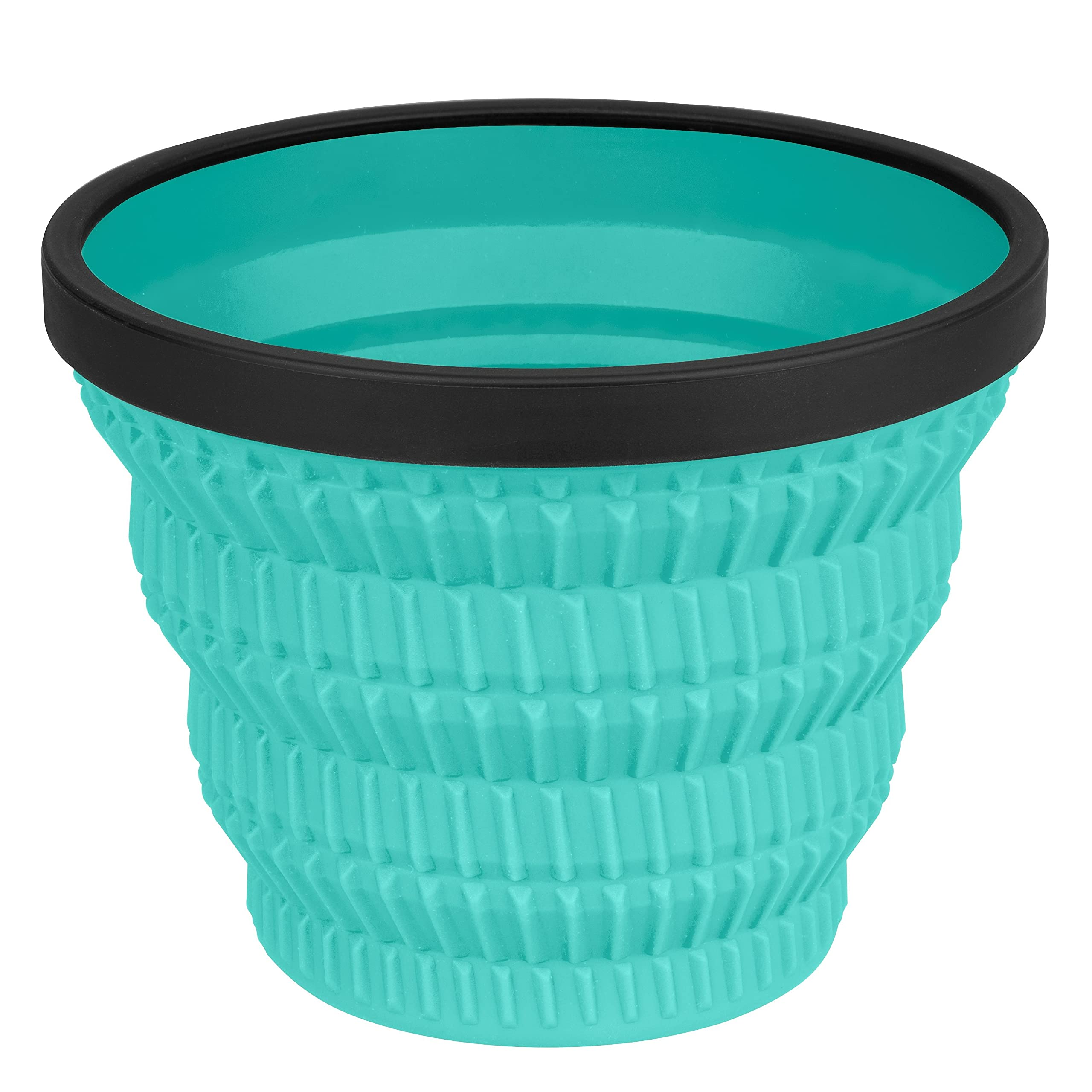 Sea to Summit X-Series Collapsible Silicone Cool Grip Camping Drinkware, Mug (16 oz), Charcoal