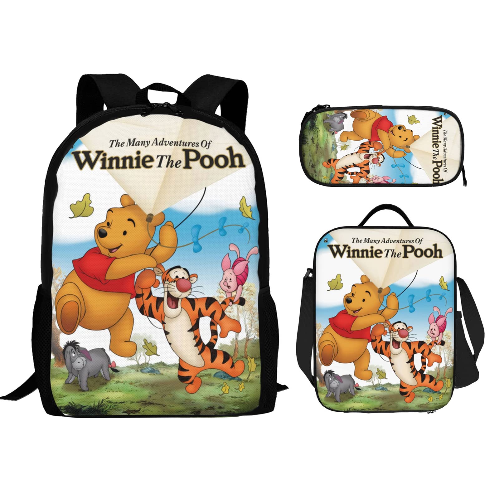 UINTA Cartoon Backpack Set with Pencil Case Bookbag Lunch Bag for Boy Girl