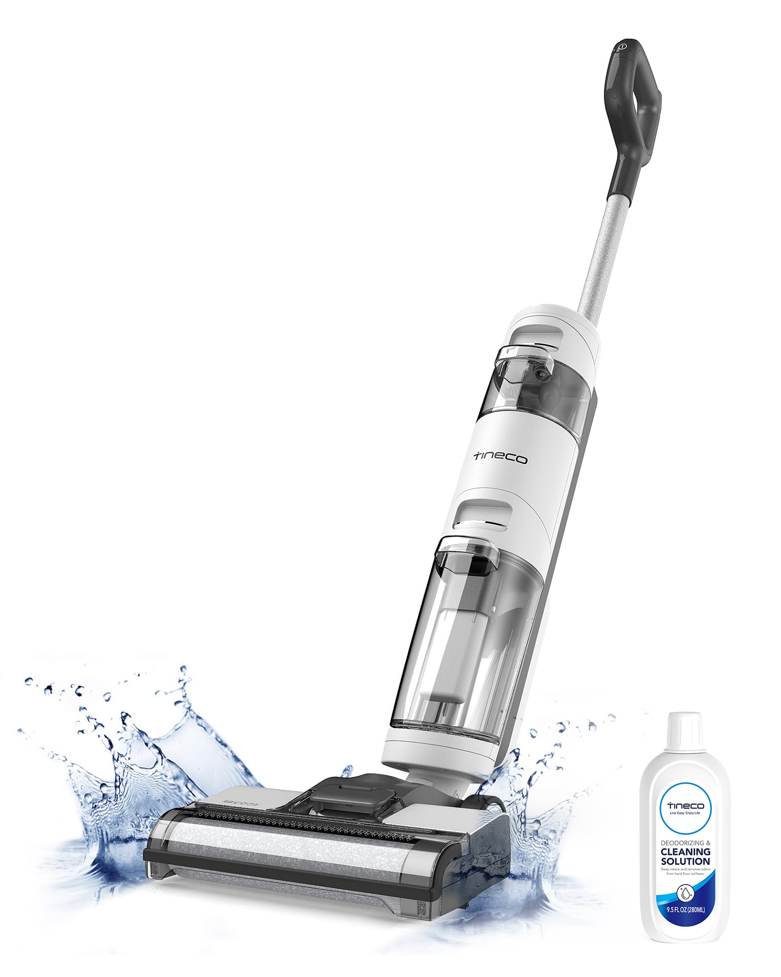 Tineco iFloor Breeze Wet Dry Vacuum Cleaner, Cordless Floor Cleaner and Mop Lightweight One-Step Cleaning for Hard Floors