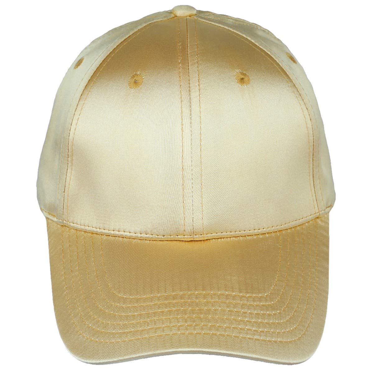 Samtree Men Women Baseball Cap, Classic Adjustable Plain Dad Hat Sun Protection Hat (Gold)