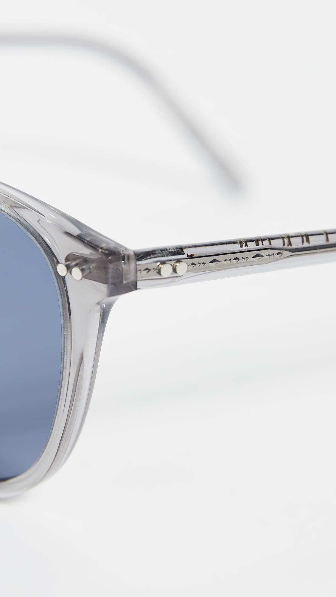 Oliver Peoples Eyewear Men's Forman LA Polarized Sunglasses, Workman Grey/Blue Polar, One Size