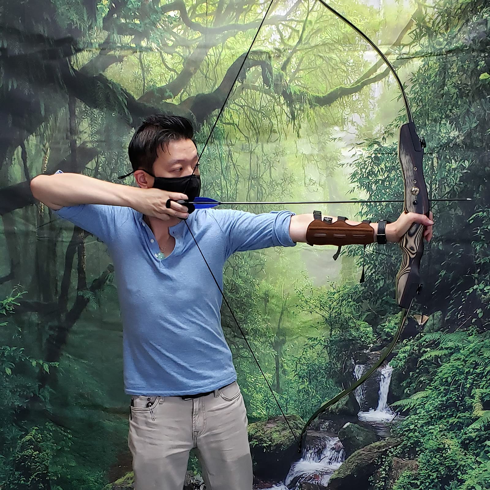 Southland Archery Supply Premier Take Down Recurve Bow with Stringer (40lbs, Left)