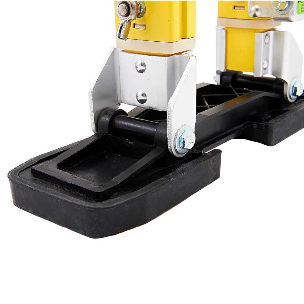 Professional Grade Adjustable Magnesium Drywall Stilts - 24 inch to 40 inch Height Range for Drywall Installation, Painting, and More, Weighs 14lbs.