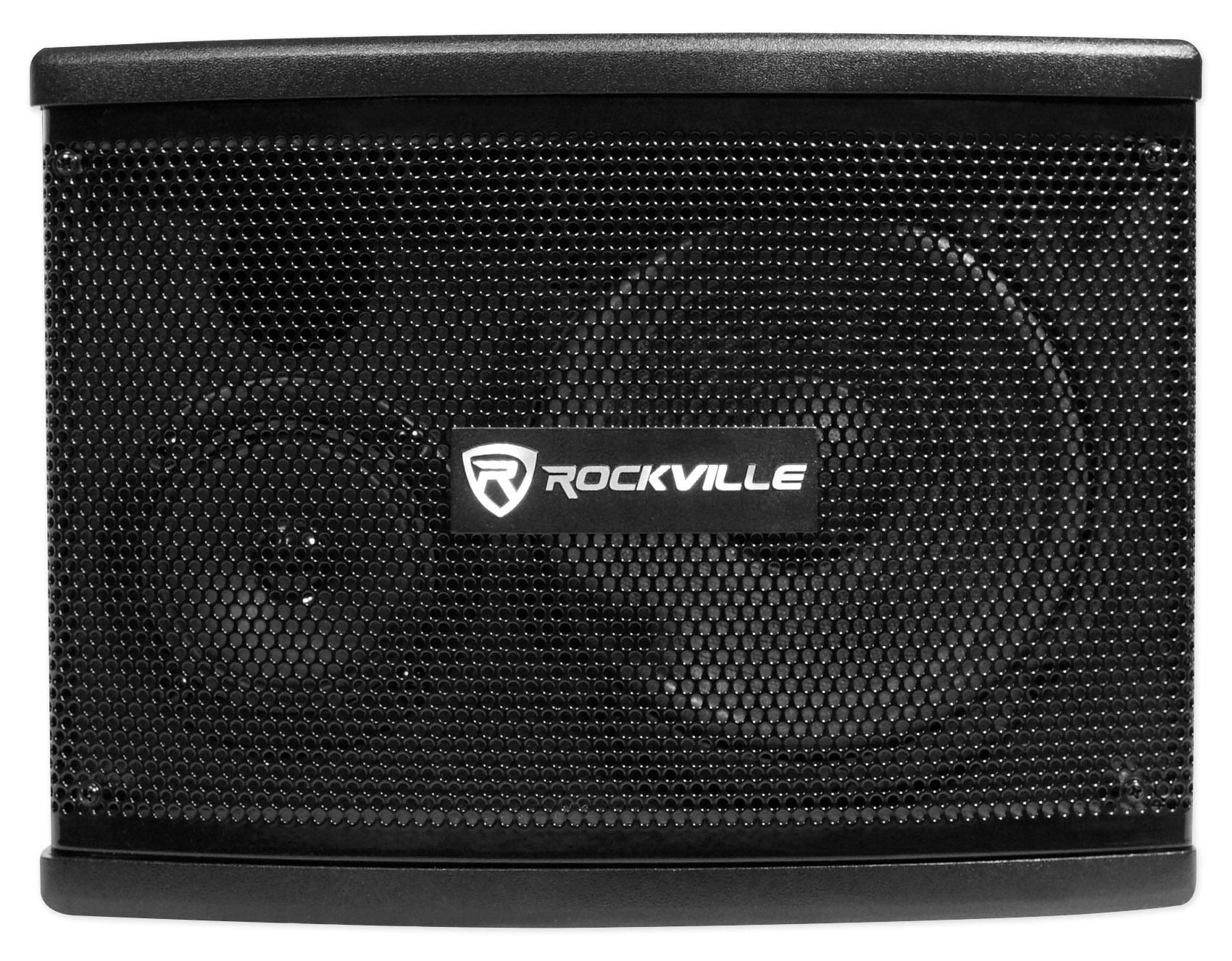 Rockville Pair KPS65 2-Way 400 Watt Karaoke Speakers+Wall Brackets/MDF, Black, 6.5"