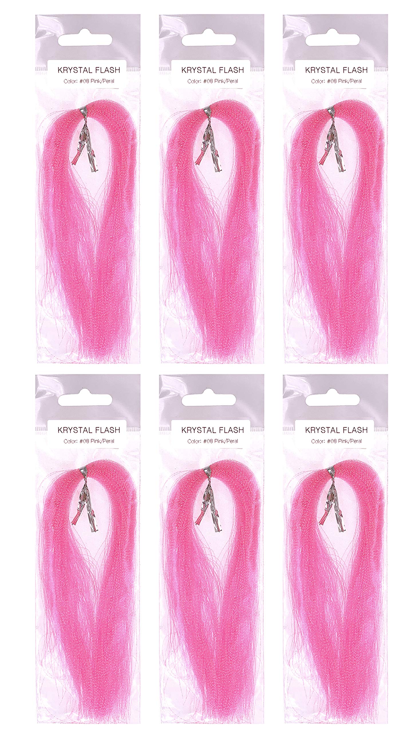 Sanhu Krystal Flash Pink/Pearl 6 Packs