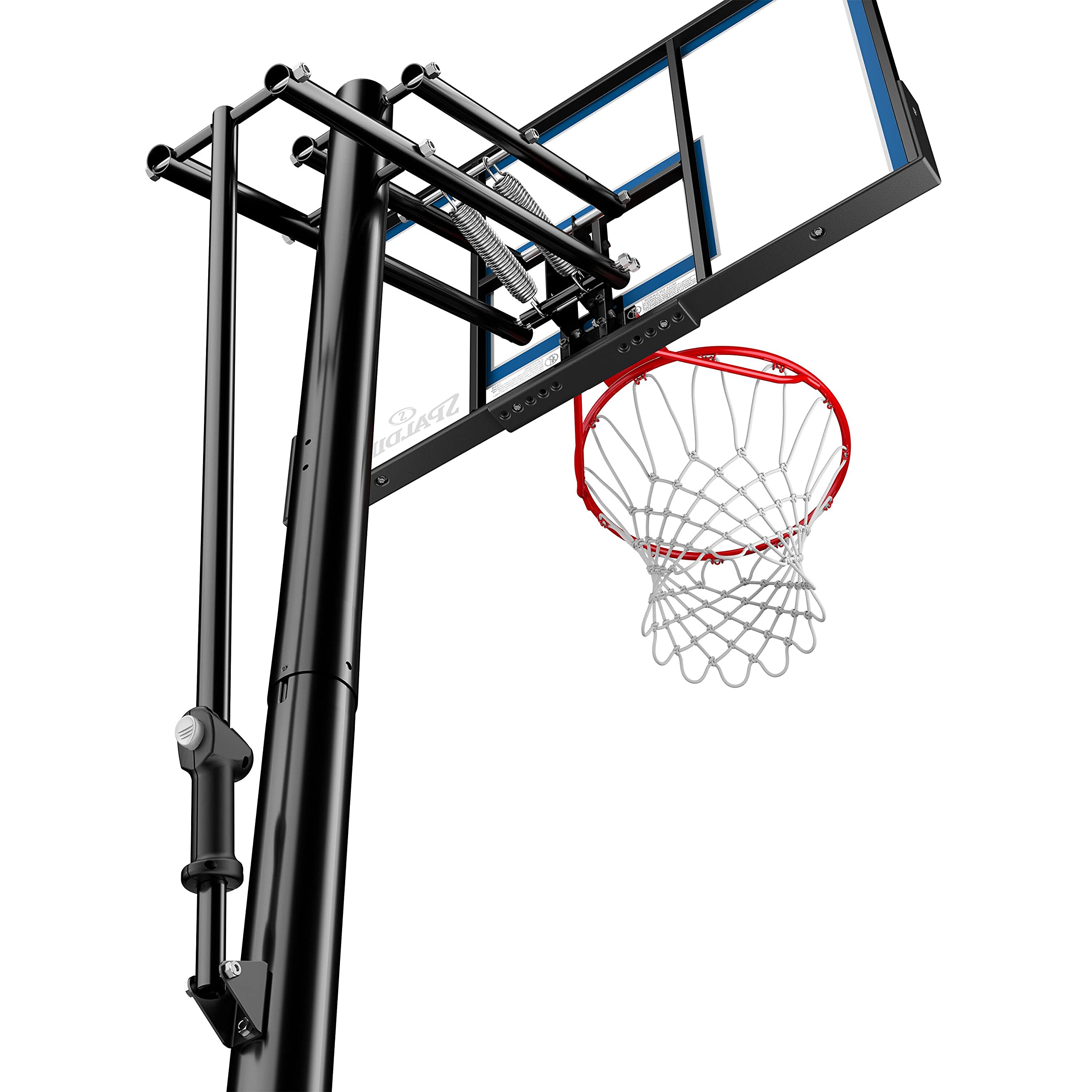 Spalding 48" Shatter-Proof Polycarbonate Pro Glide® In-Ground Basketball Hoop