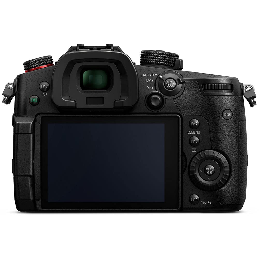 Panasonic Lumix DC-GH5S Mirrorless Digital Camera (DC-GH5S) - Bundle - with Panasonic 12-60mm Lens + Sony 32GB Tough SD Card + LED Video Light + Digital Flash + DMW-BLF19 Battery + Soft Bag + More