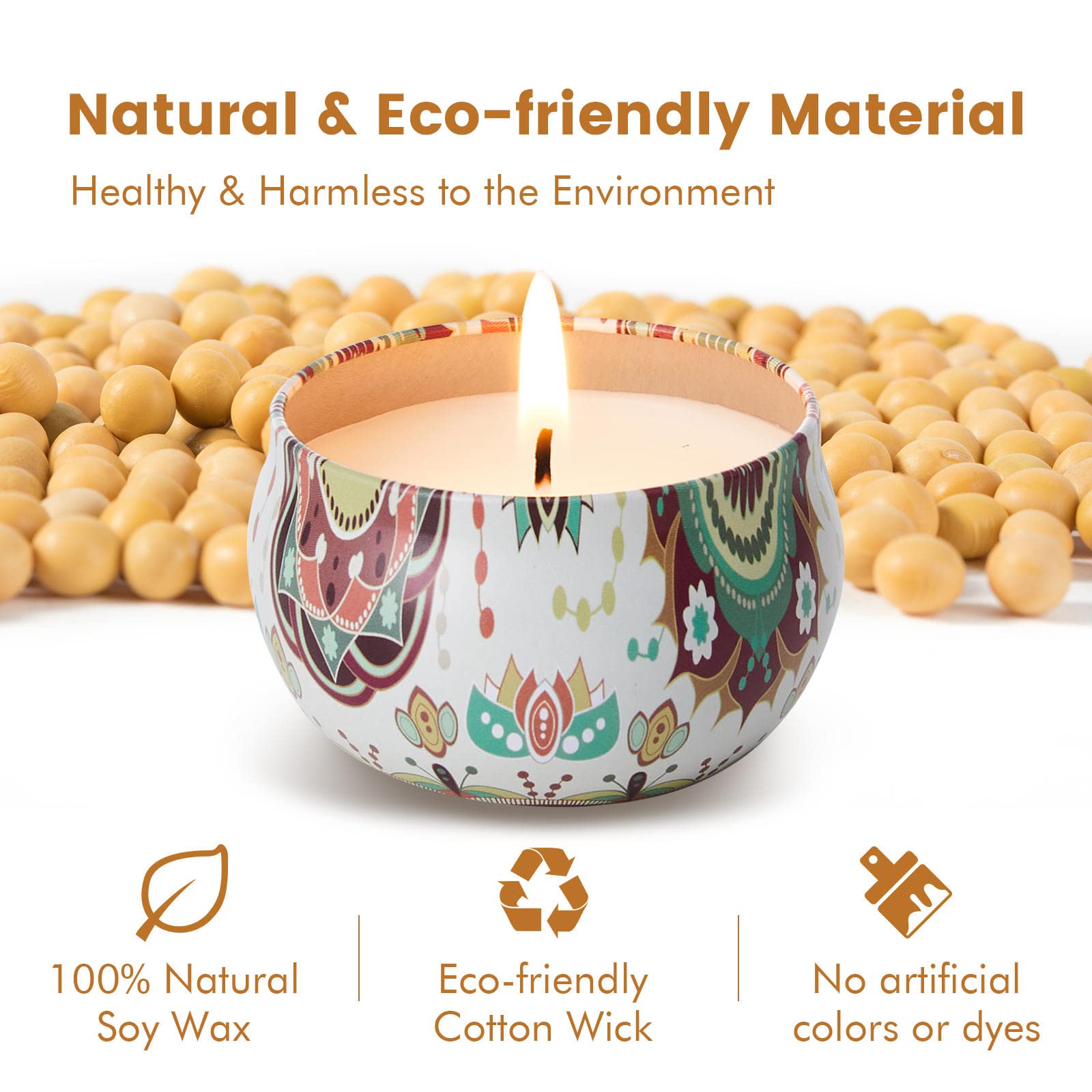 olorvela Scented Candles for Home Scented Candles Gift Set for Women, 12 Pack Aromatherapy Candles Travel Tin Candle
