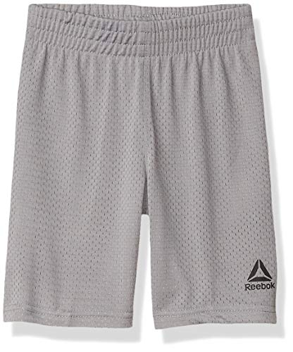 Reebok Boys' Shorts, Mesh Delta Classic Grey, 4
