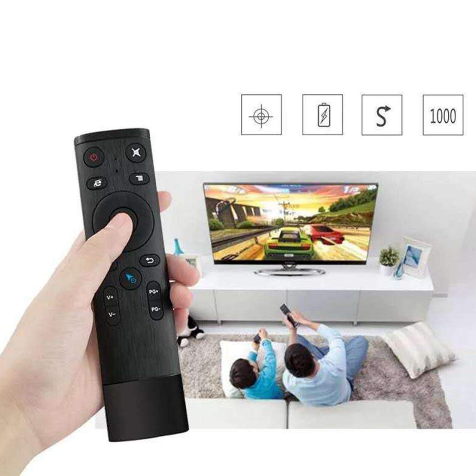 ROSEBEAR 2.4GHz Smart Voice Remote Controller, Smart Voice Remote Controller for Nvidia Shield Android TV Box Smart TV PC