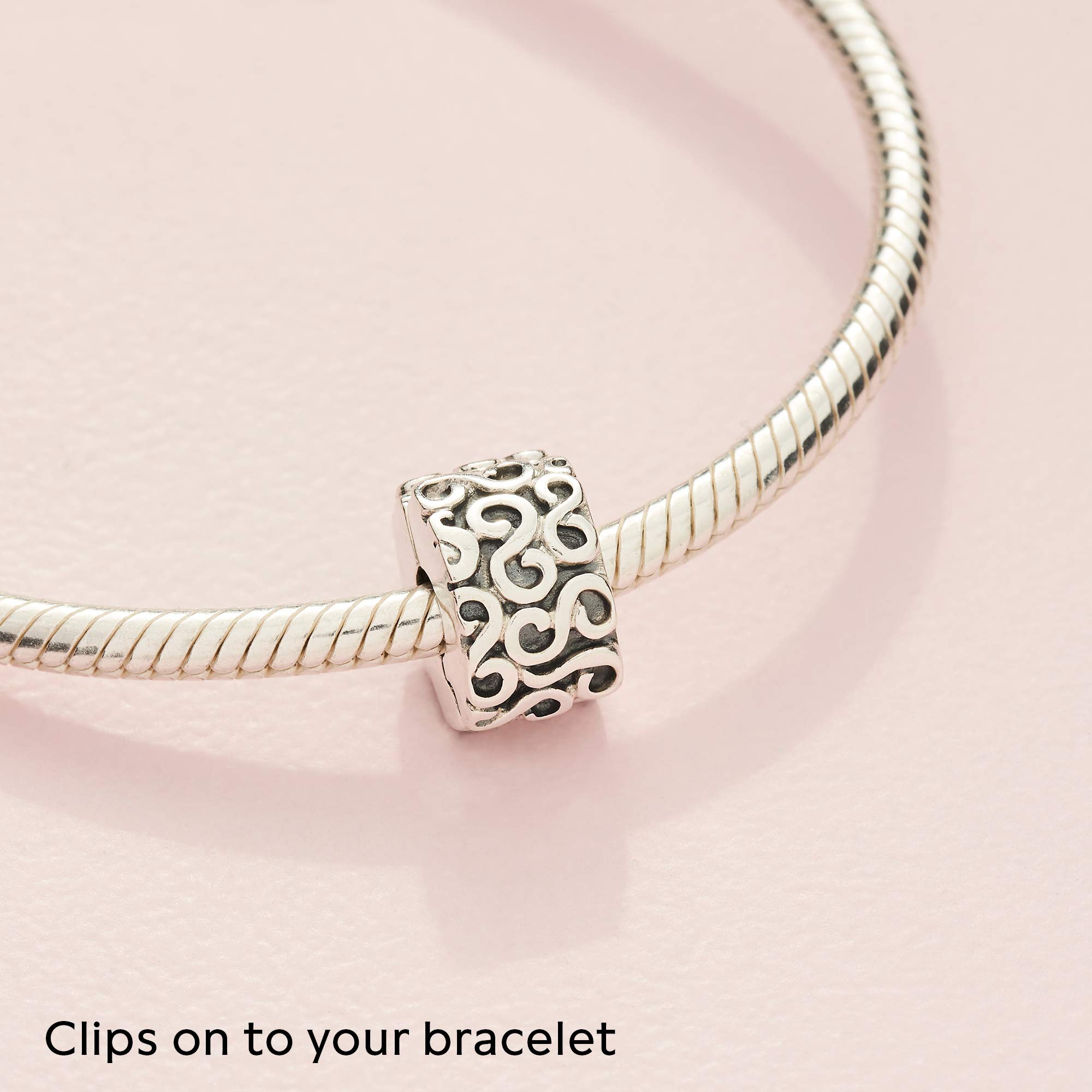 PANDORA Jewelry S Clip Sterling Silver Charm