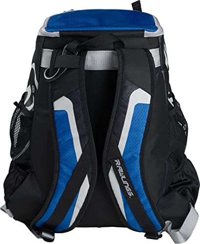Rawlings | R500 Backpack Equipment Bag | Baseball / Softball | Royal