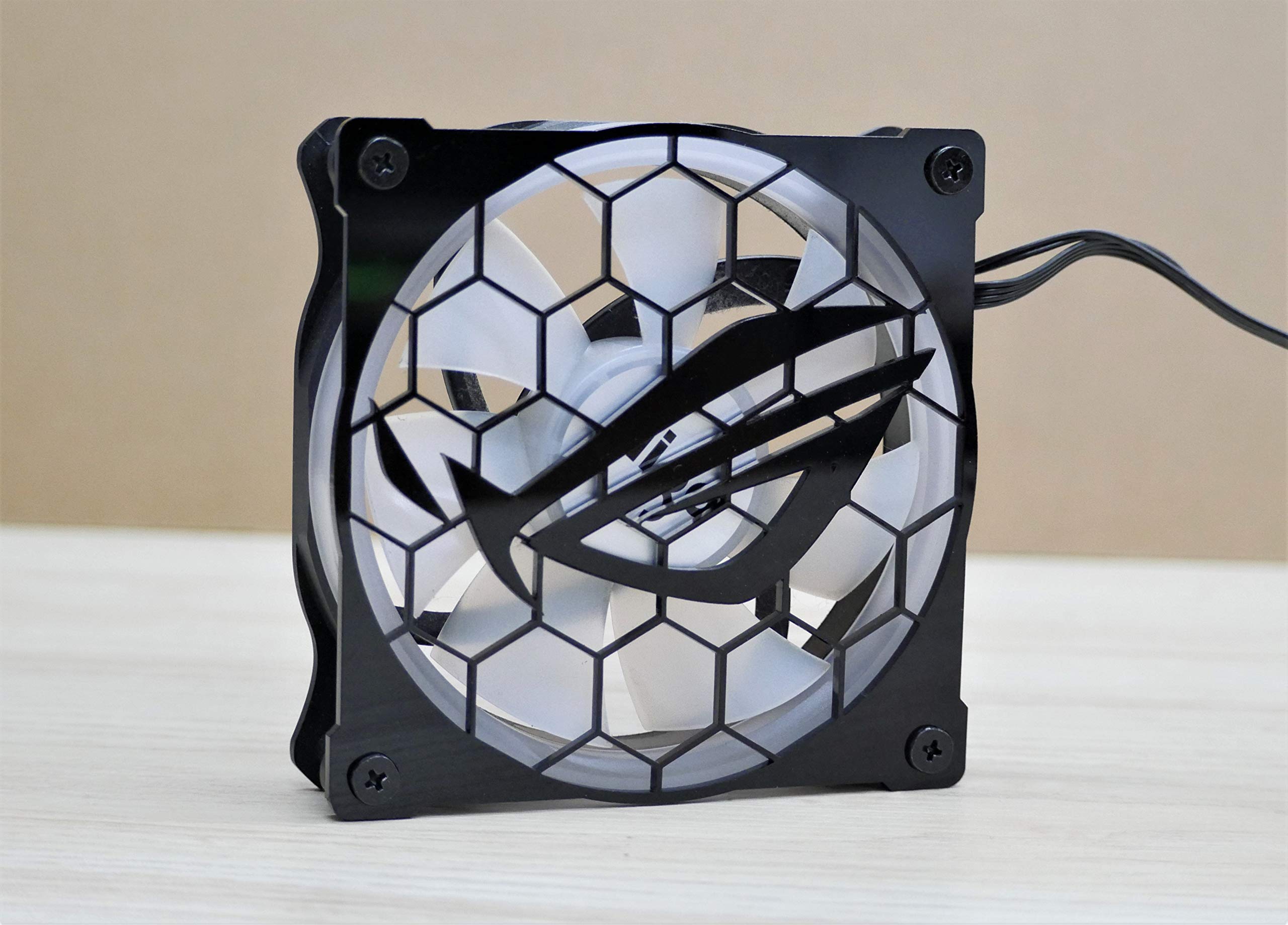 Savant PCs ROG 120mm Case Fan Radiator Grill Cover (Black)