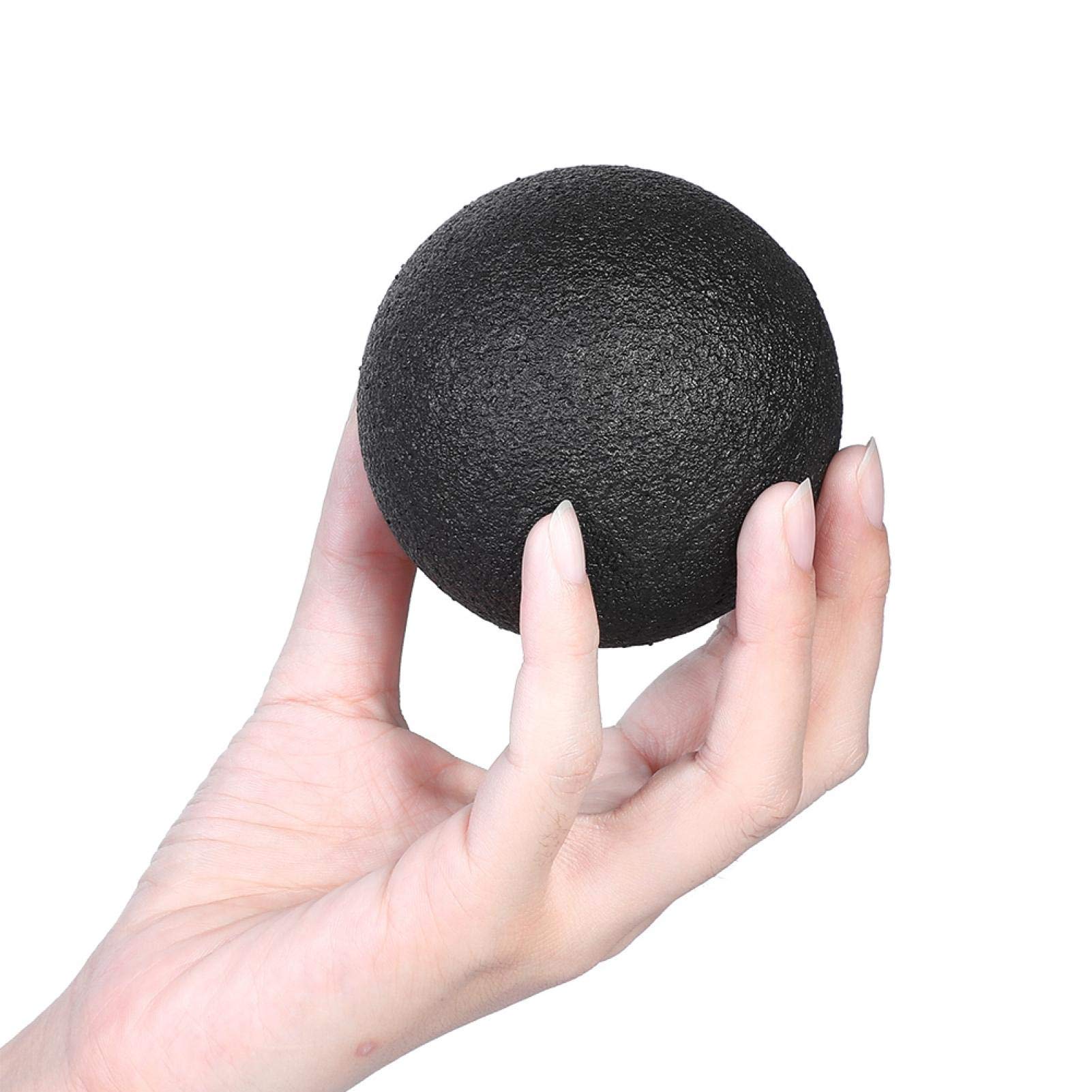 WNSC Yoga Foam Roller, Ergonomic Foam Roller for Stability Exercise for Yoga(Black, 8CM Single Ball)