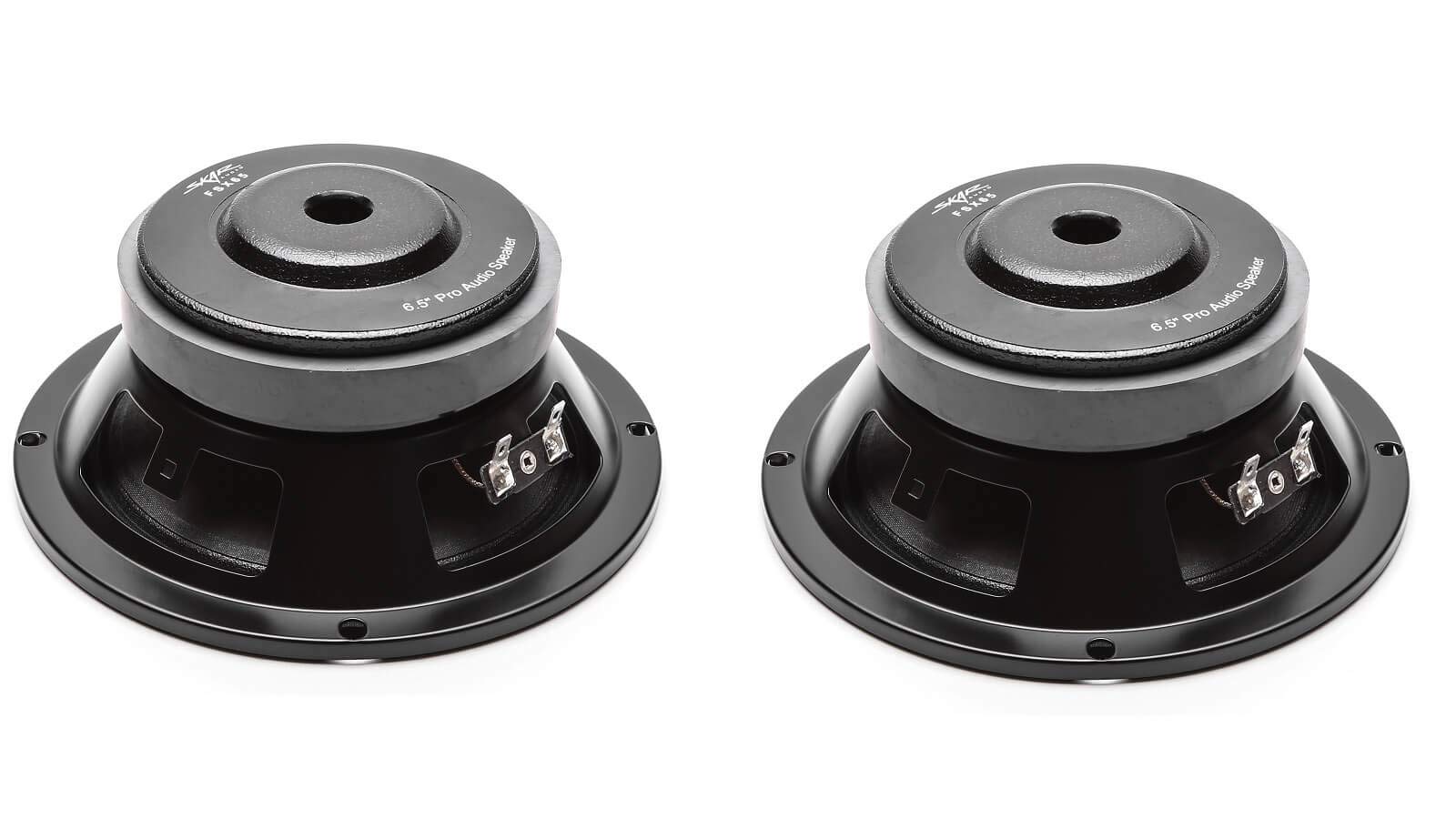 Skar Audio (2) FSX65-4 (2) FSX65-4 300-Watt 6.5-Inch 4 Ohm MID-Range Loudspeakers - 2 Speakers Black