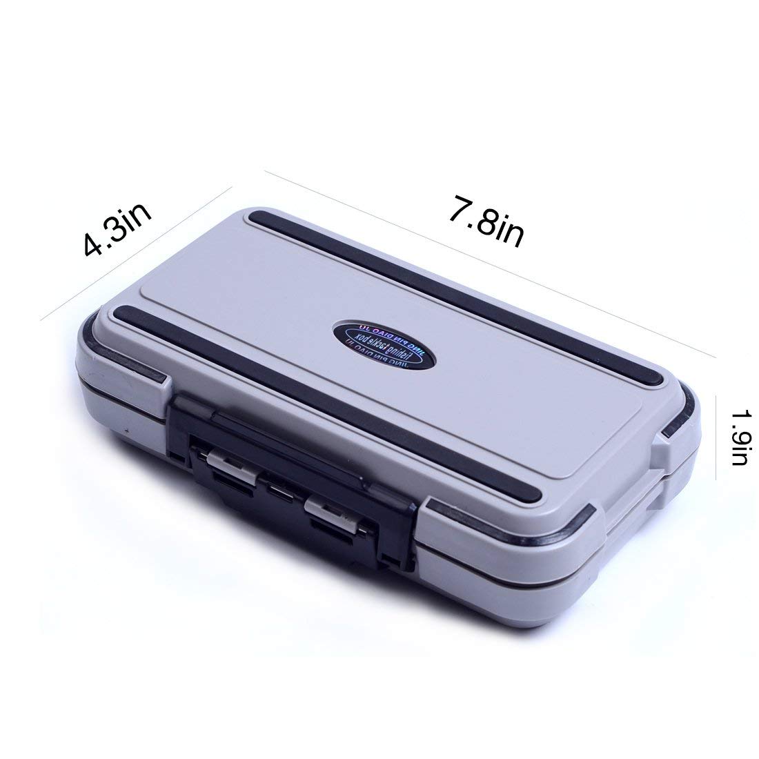 Tackle Box, Waterproof Portable Tackle Box Organizer With Storing Tackle Set Plastic Storage - Mini Utility Lures Fishing Box, Small Organizer Box Containers For Trout