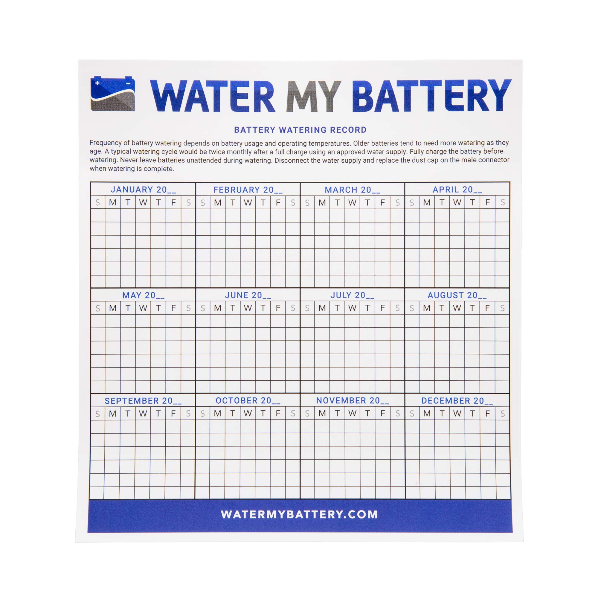 RV/Marine 36v Battery Watering System