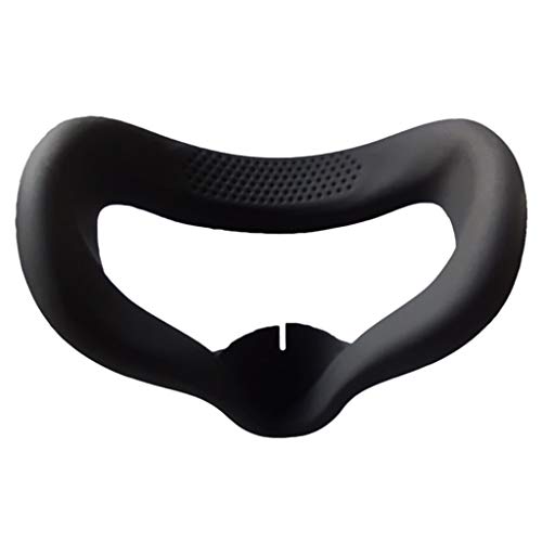 S-YUWEN Anti-Slip Shockproof Shell VR Lens Protective Cover Silicone Case Handle Case Rocker Cap Set for-Oculus Quest 2 -Touch Controller,Black