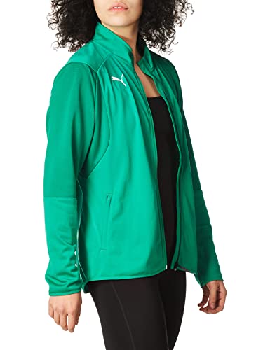 PUMA Women's Liga Training Jacket, Pepper Green-White, X-Large