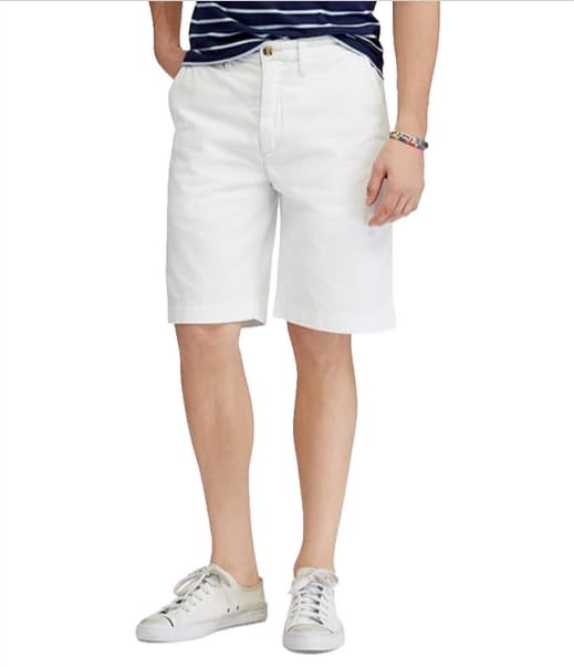 Polo Ralph Lauren Mens Relaxed Fit 10in Chino Shorts (32, Navy)
