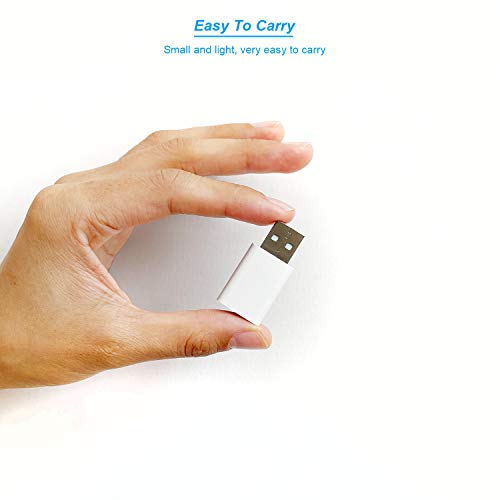 USB Male to USB C Female Adapter,Compatible with Apple MagSafe Charger Watch 7/8,USB Type-C to A Charger Cable Converter for iPhone 14 13 12 Mini Pro Max,iPad,Samsung Galaxy,Google Pixel 6 5 4XL