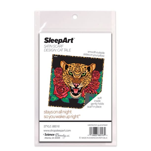 Stay On Satin Large Scarf (Black)