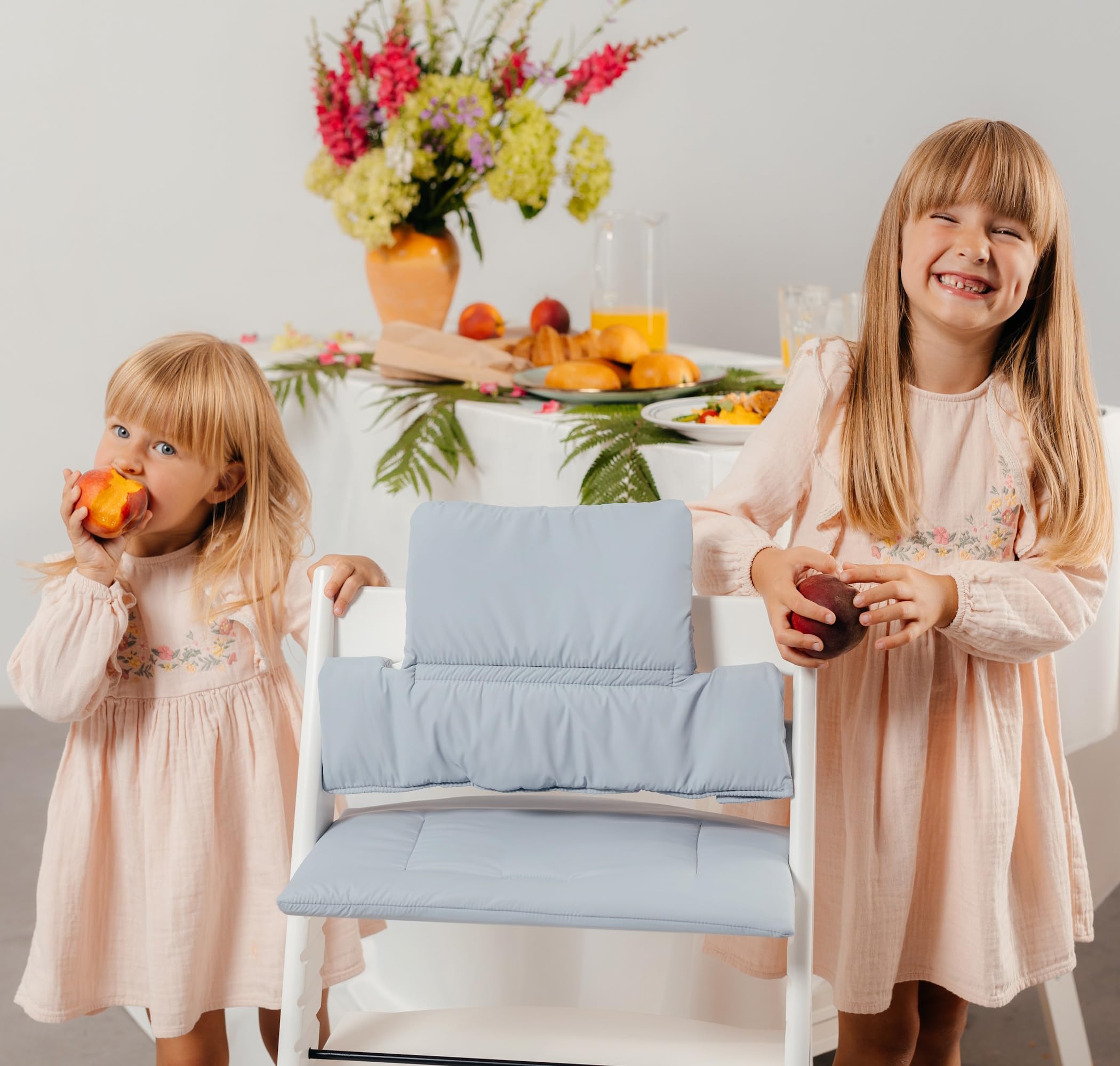 SA ACCESSORIES Cushion Compatible with Stokke Tripp Trapp - Waterproof Soft Seat Cushion for Infants, Babies & Toddlers - High Chair Accessories, Easy to Install, Easy to Clean β Enchanted Forest