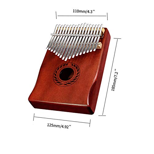 POMAIKAI Kalimba 17 Keys, Kalimba Thumb Piano for Kids Adult Beginners with Tuning Hammer and Study Instruction …