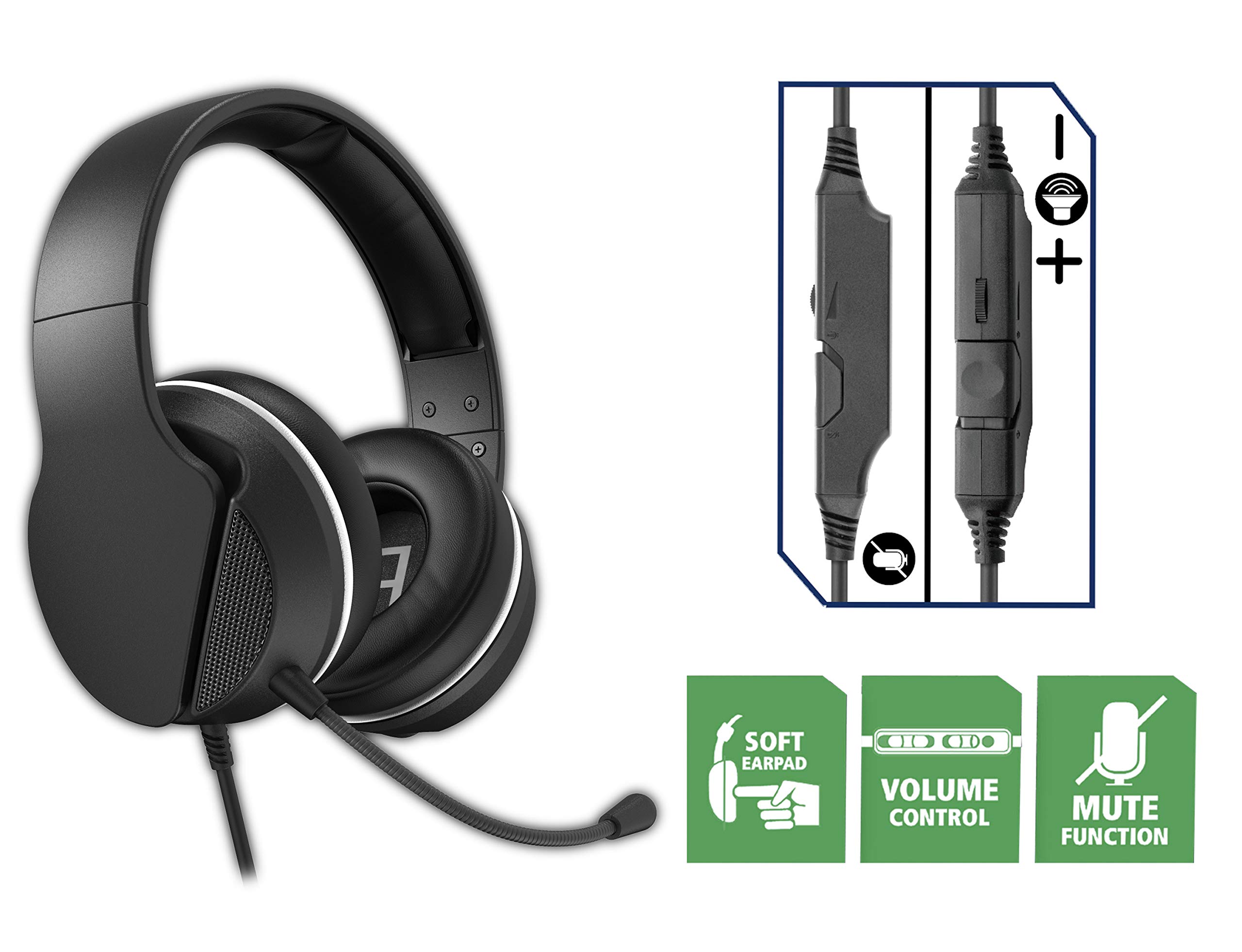 Subsonic - Black Gaming Headset with Microphone for Xbox X Series - Xbox X Series Gaming Accessory (Xbox Series X)