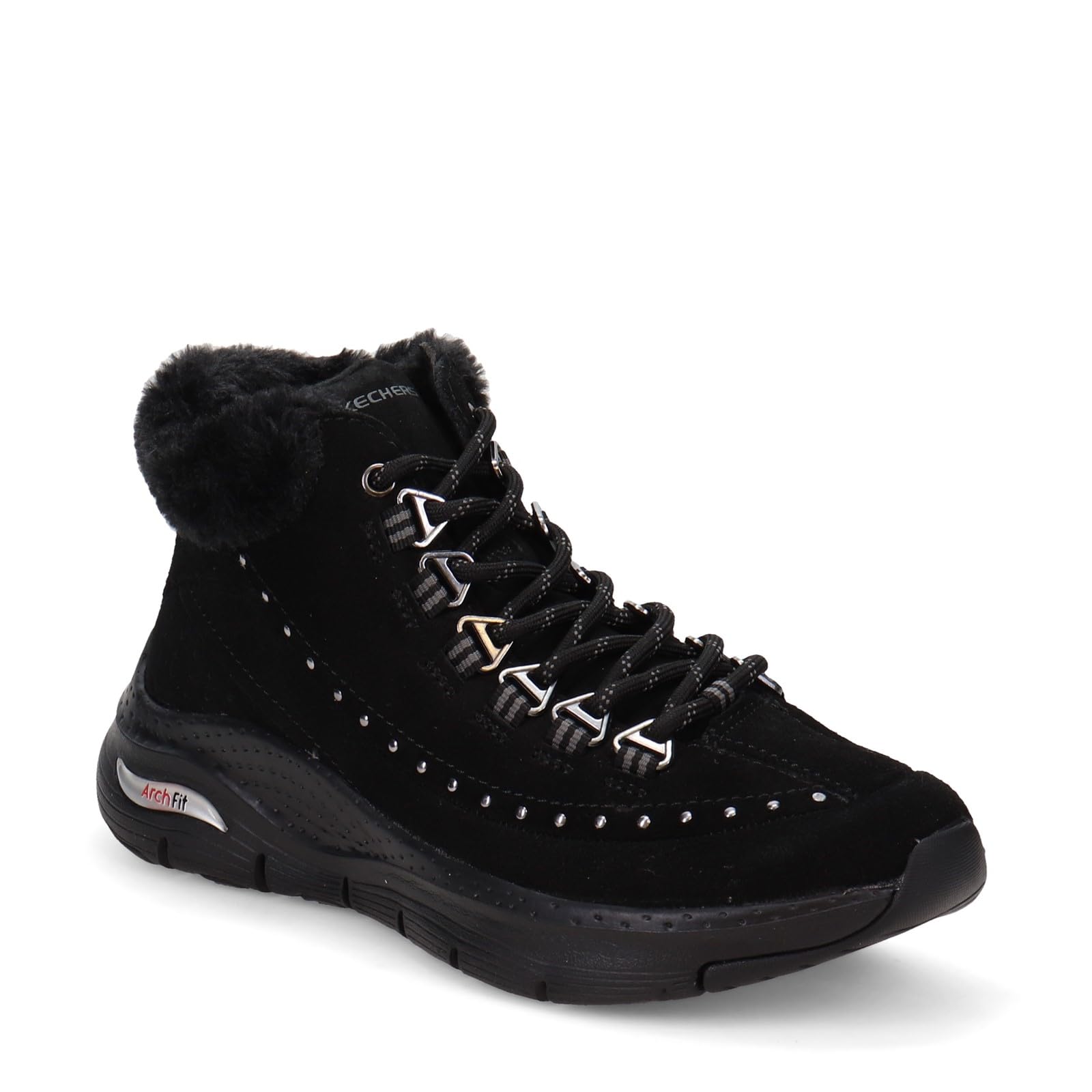 Skechers Arch Fit - Goodnight Black/Black 7.5 B (M)