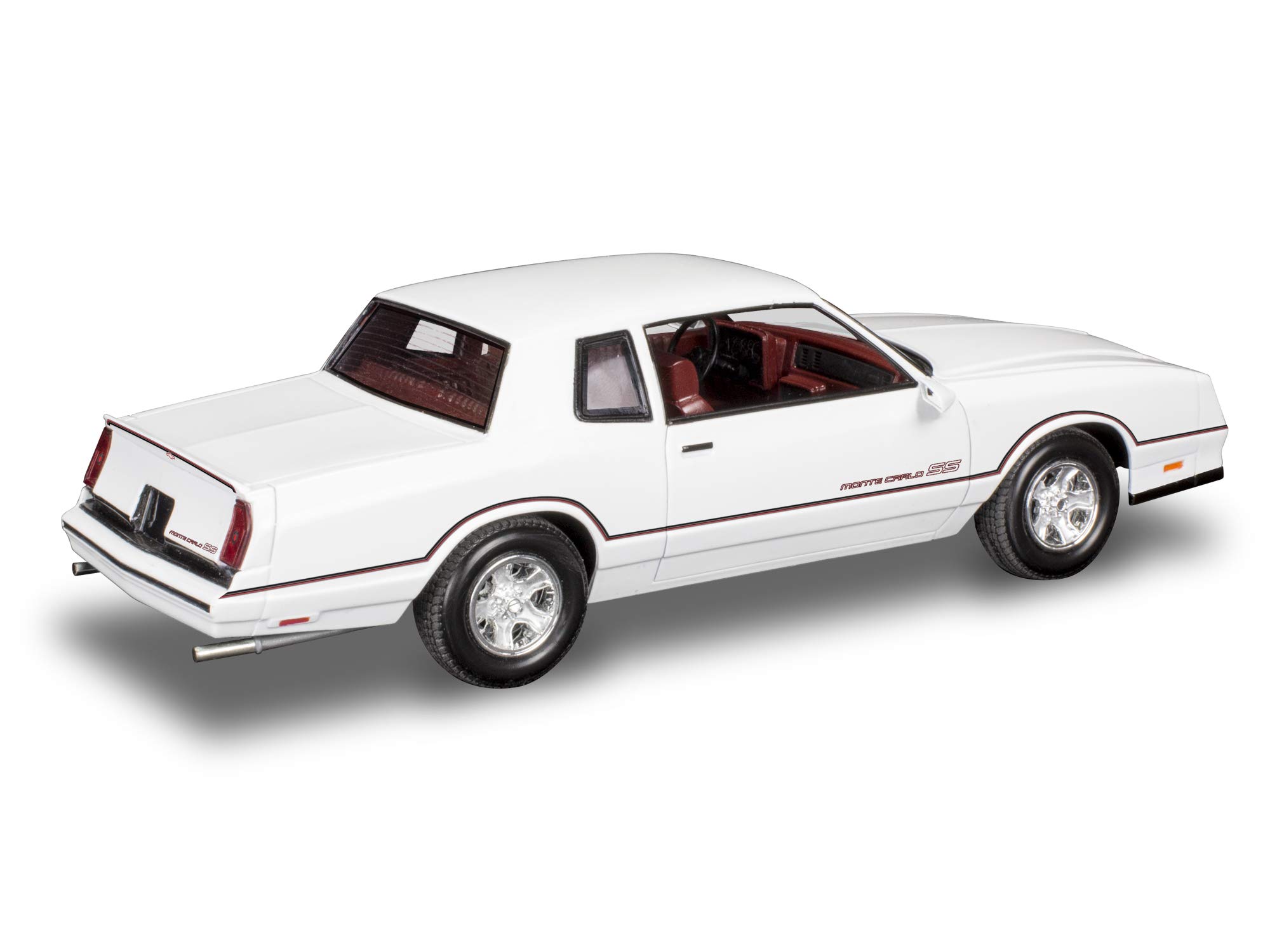 Revell 85-4496 1986 Chevrolet Monte Carlo SS 2N1 Model Car Kit 1:24 Scale 102-Piece Skill Level 4 Plastic Model Building Kit, White