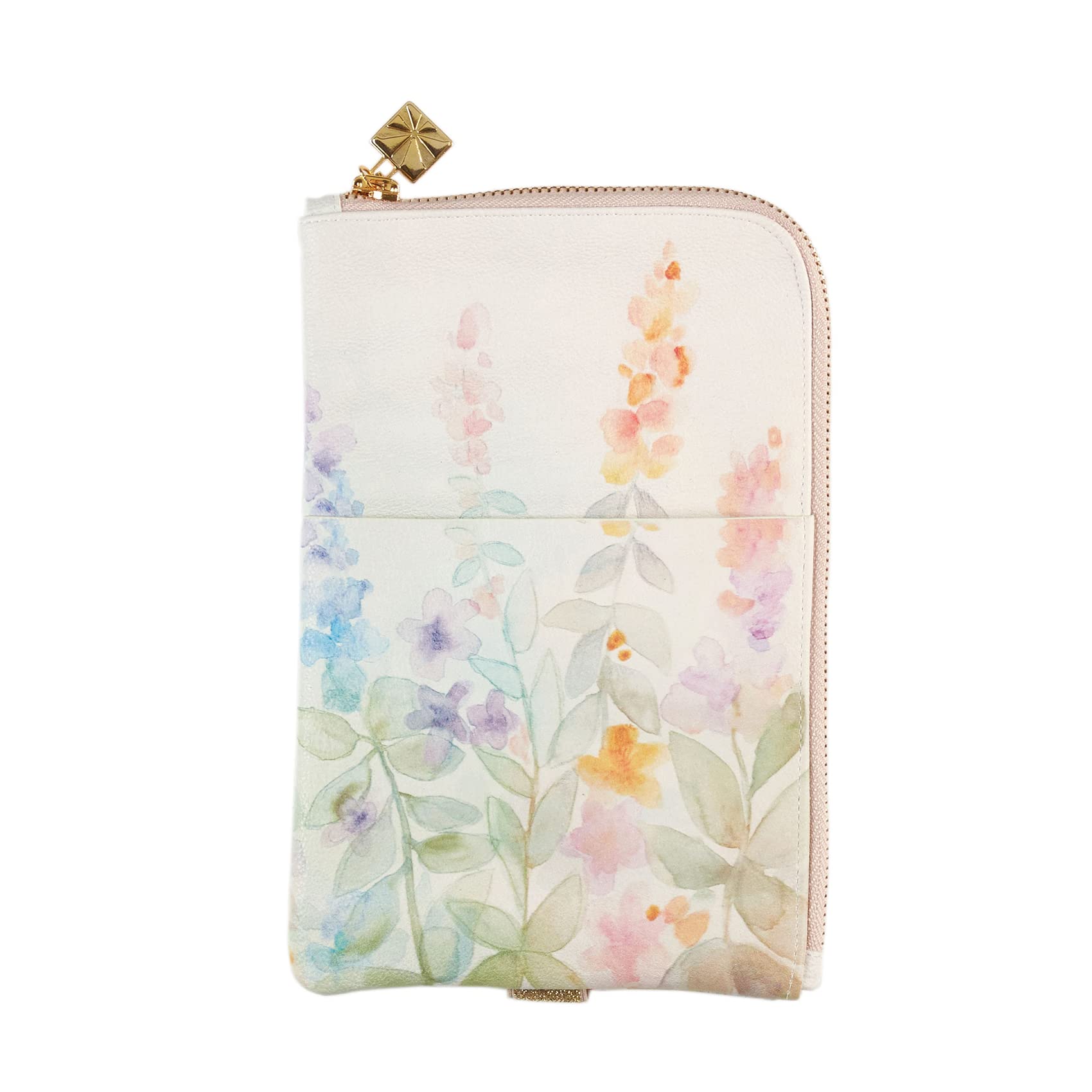Ultimate Planny Pack - Watercolor Meadow. Planner Accessory Pouch. Inside Pockets & Extended Metal Zipper. Elastic Band to Secure to Planner/Notebook. Vegan Leather Organizer Case by Erin Condren.