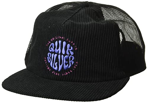 Quiksilver Men's Coasteeze Snapback Trucker Hat, Black, One Size