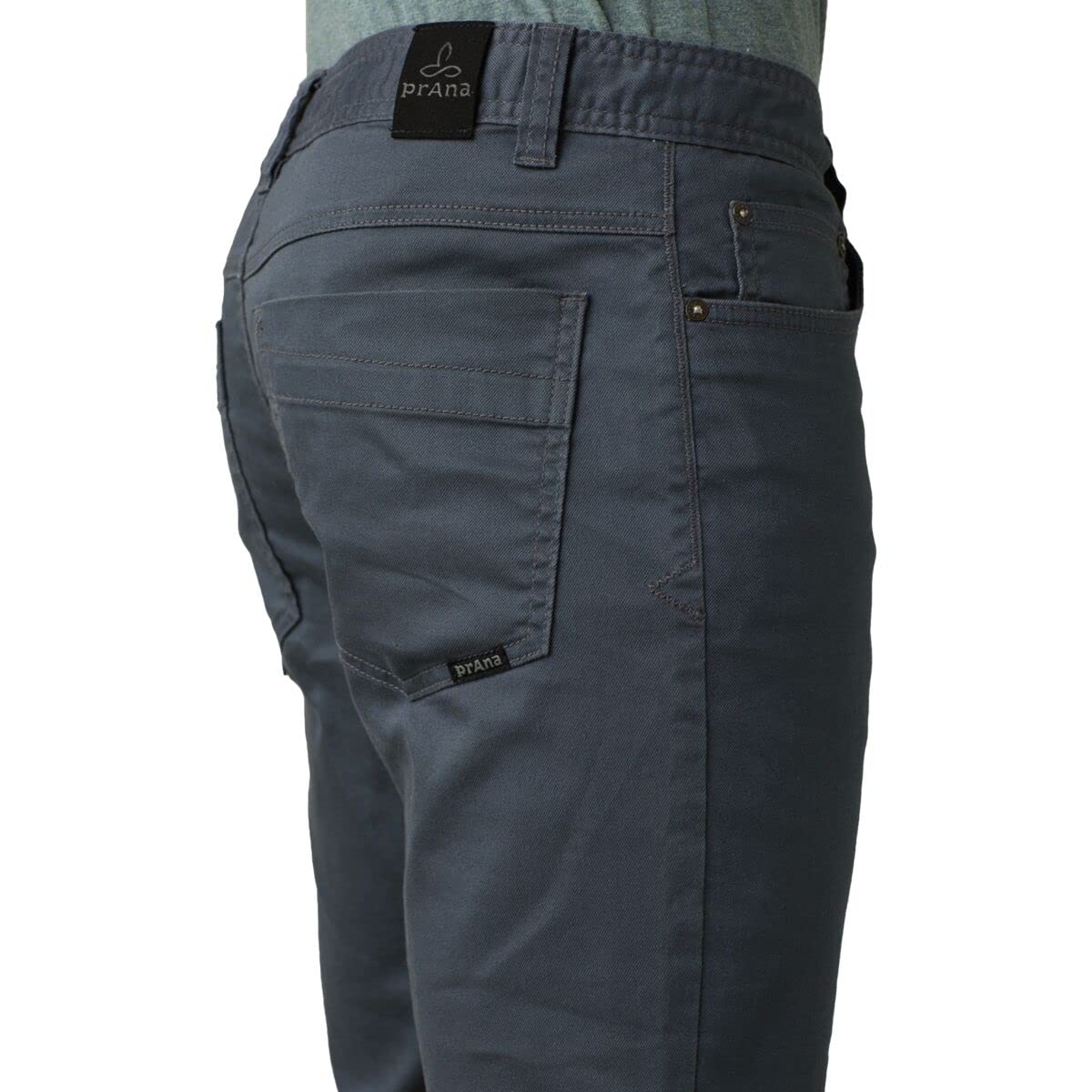 prAna Men's Standard Bridger Jean, Chalkboard, 34W x 32L