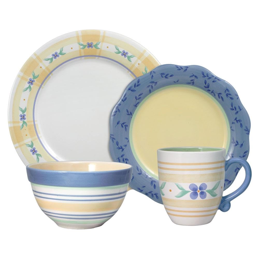 Pfaltzgraff Summer Breeze Dinnerware 16 Piece Set
