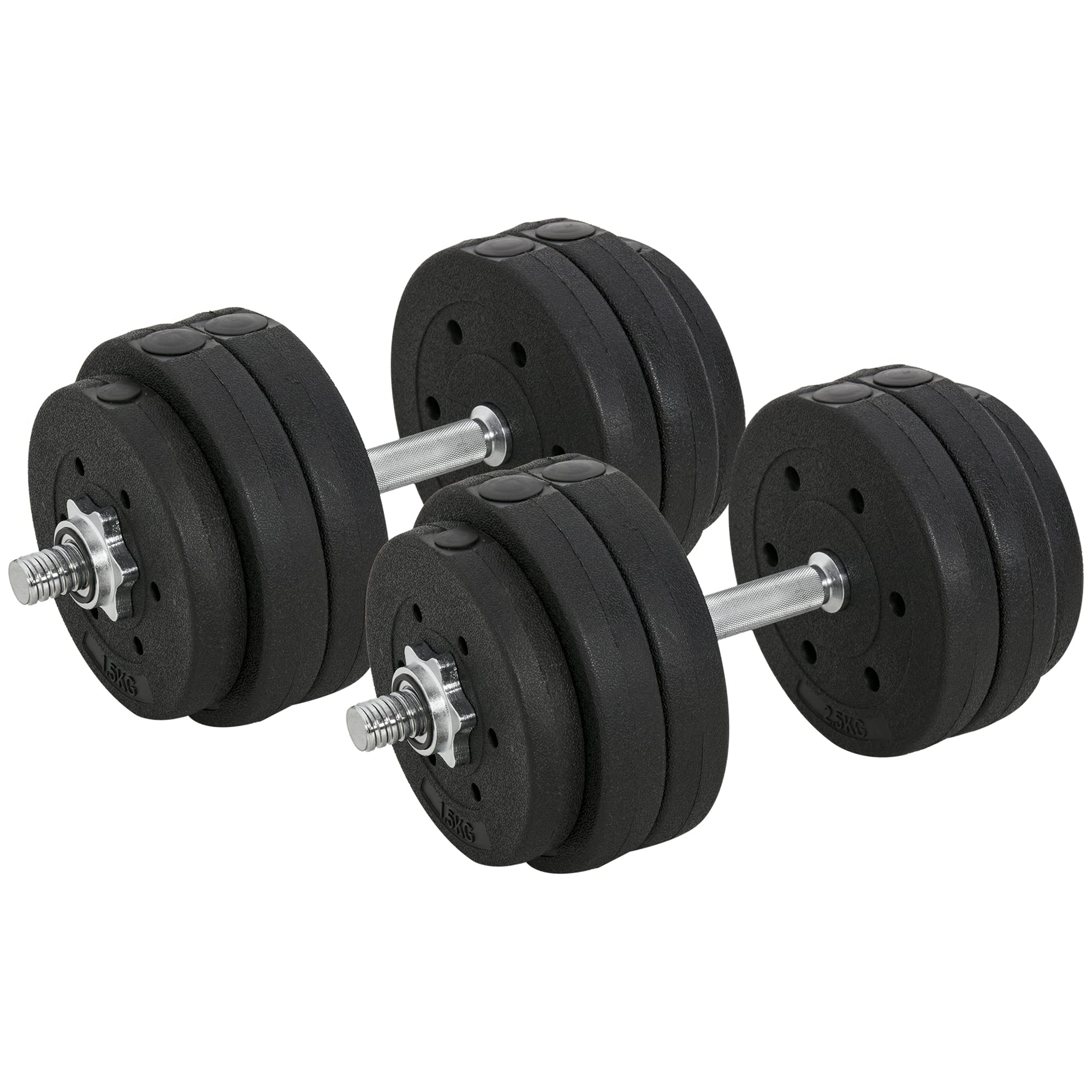Soozier 66 lbs Adjustable Dumbbell Set for Upper & Lower Body Strength Training