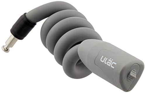 Ulac Y10M AVENIR Bicycle Shape Memory Wire Lock, Gray