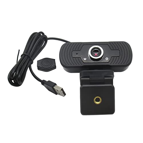 New! Webcam with Microphone Full 1080P HD with Privacy Cover Plug and Play Laptop Desktop USB Web Camera for Video Calling Online Class Conferencing Recording Gaming