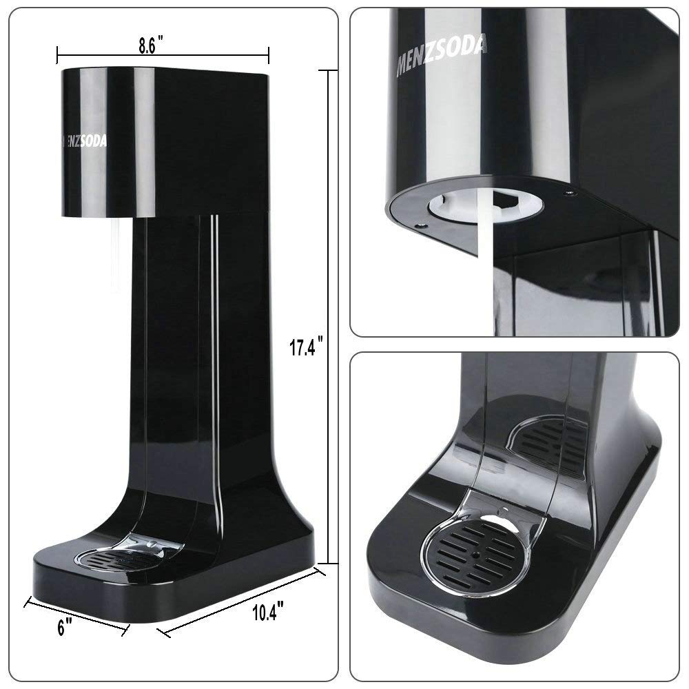 Soda Maker Sparkling Water Maker with 1L Carbonized Bottle(It does not include the cylinder)