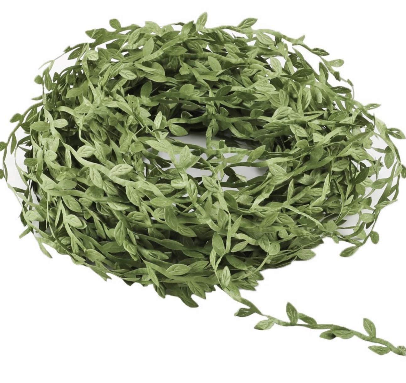So Cal Pro Artificial Vines, Artificial Eucalyptus Leaf Garland DIY Wild Jungle Decorative Botanical Greenery for Birthday Baby Shower Home Wall Garden Wedding Party Wreaths (Green 252ft)