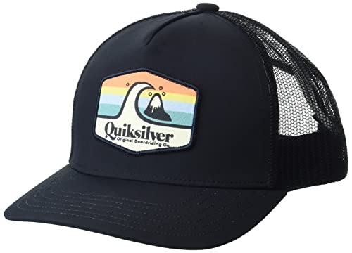 Quiksilver Men's Good Conscience Trucker Hat, Black, 1SZ