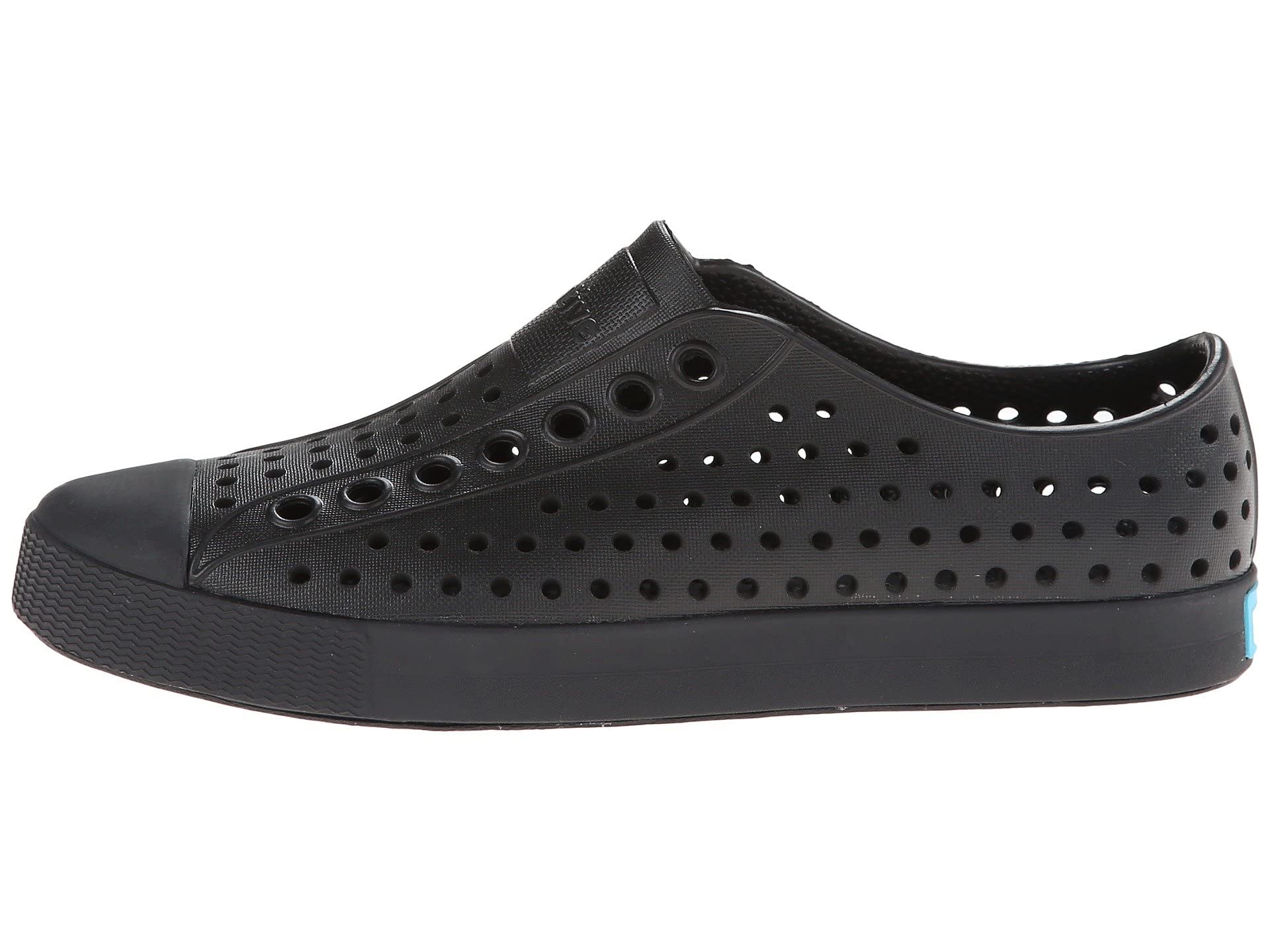Native Shoes, Jefferson, Lightweight Sneaker for Adults, Jiffy Black/Jiffy Black, 11 M US Women/9 M US Men