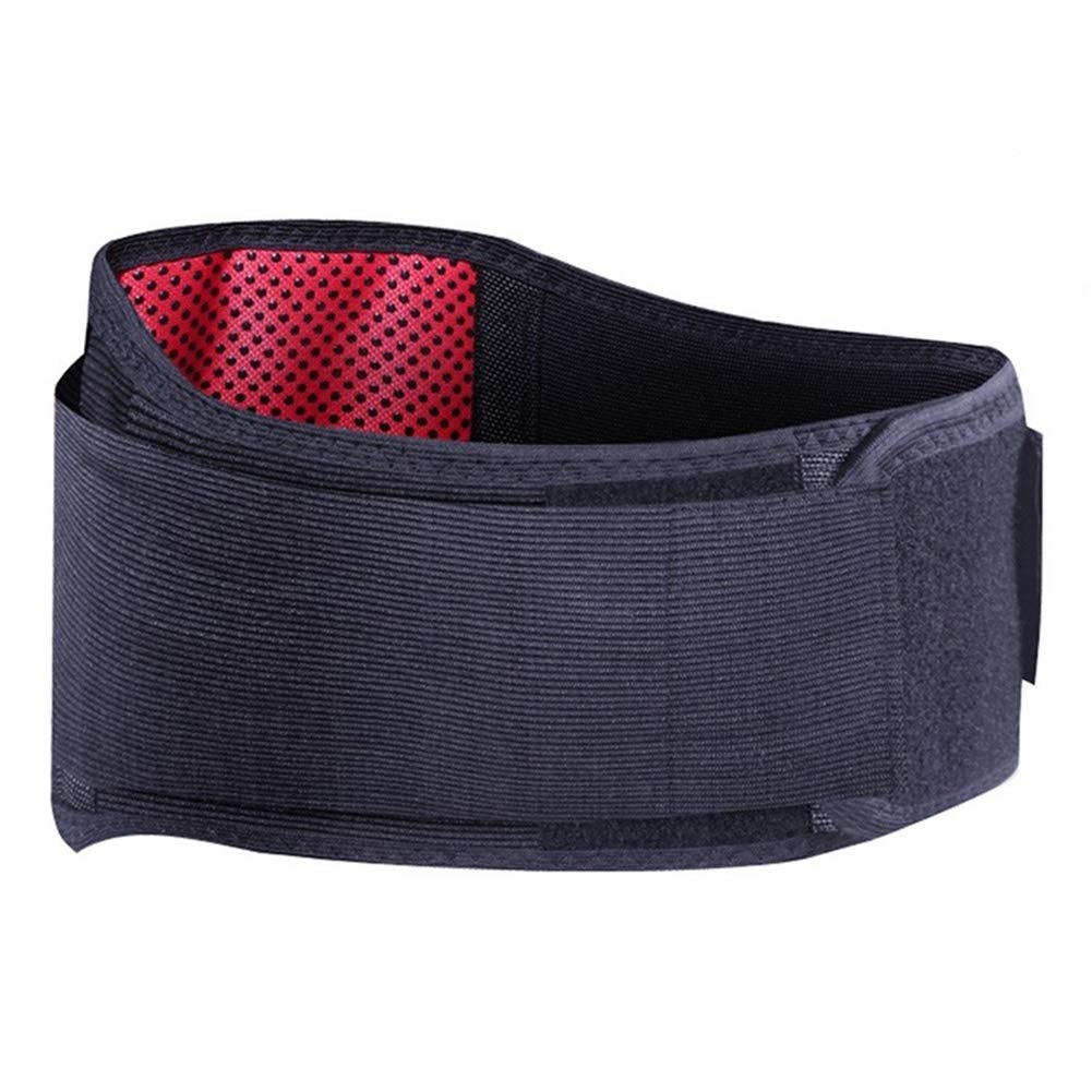 TANGIST Adjustable Lumbar Brace Self-Heating Tourmaline Lower Back Support Belt for Women and Men Pain Relief and Injury Prevention (Size : S)