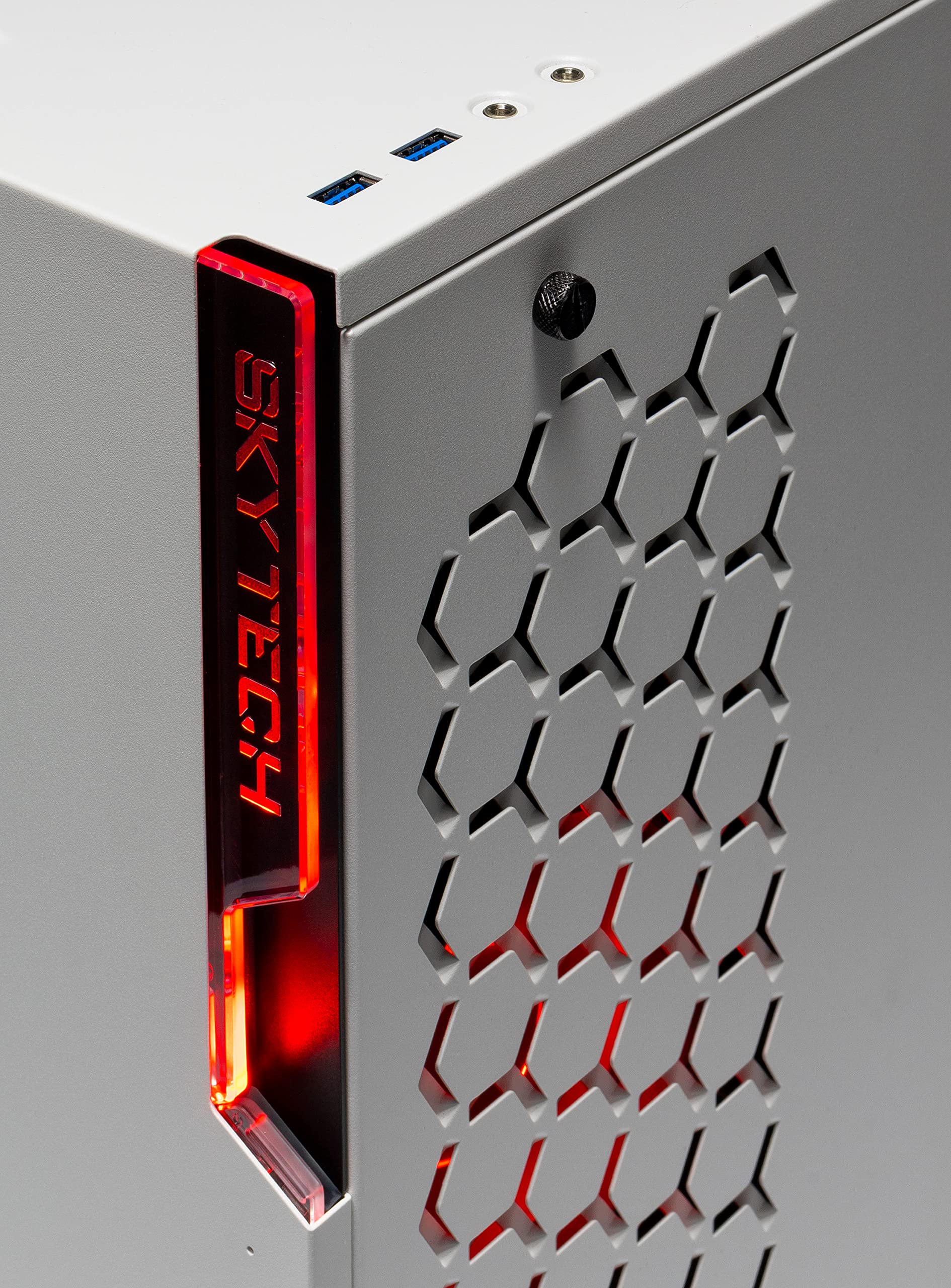 Skytech Gaming Shiva Gaming PC Desktop β Intel Core i5 11400F 2.6 GHz, AMD RX 6600, 1TB NVME SSD, 16GB DDR4 RAM 3200, 650W Gold PSU, 11AC Wi-Fi, Windows 11 Home 64-bit,White