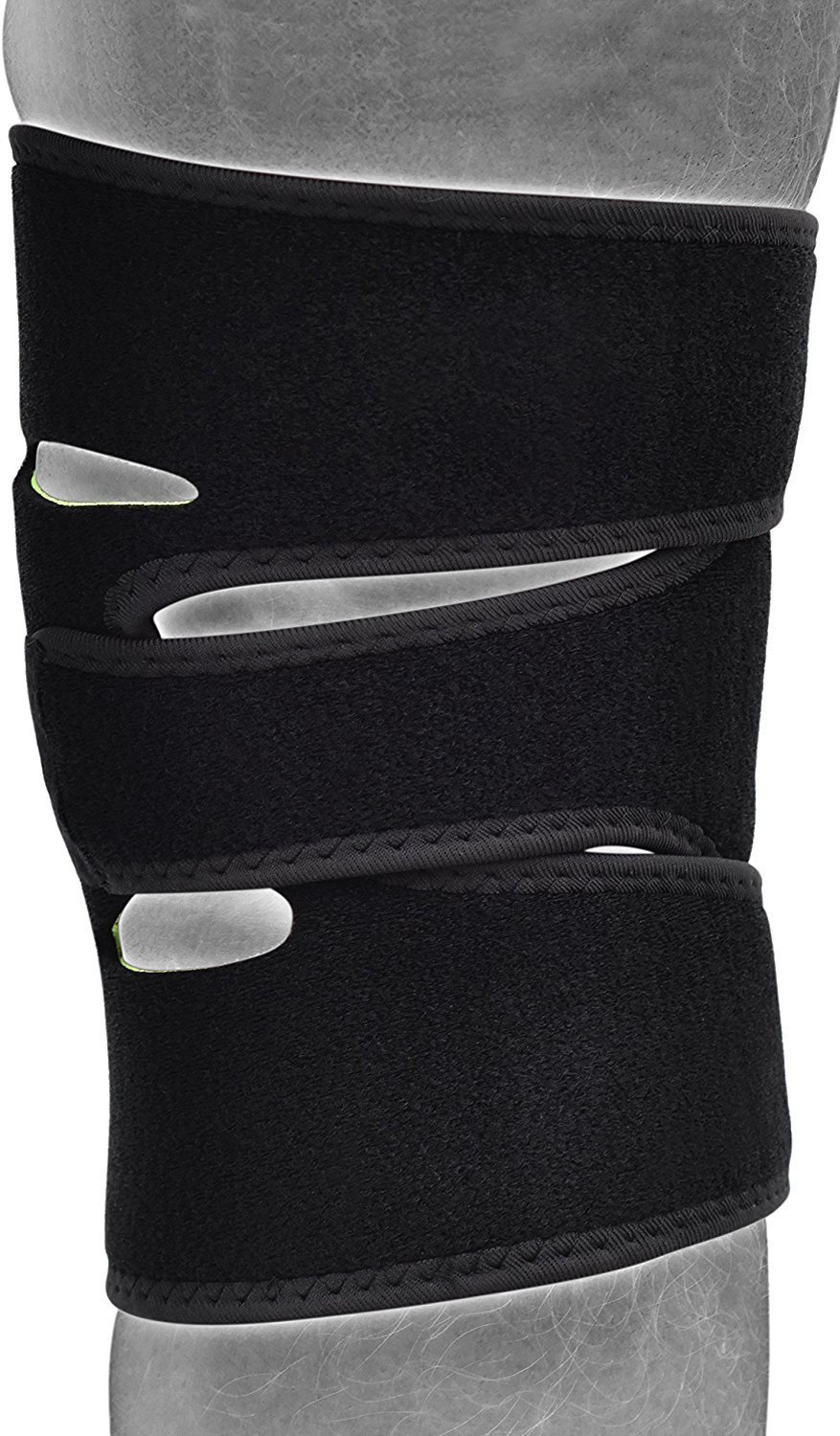 RDX Knee Support Brace Elasticated Compression for Joint Pain Relief, Open Patella Guard for Meniscus Tear, Adjustable Protector for Sports Workout. SOLD AS SINGLE ITEM