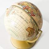 SQER Mini Globe,High Definition World Globe,About 12 x 15cm(Dia. x H),Suitable for Students, Children, Adults, The Elderly